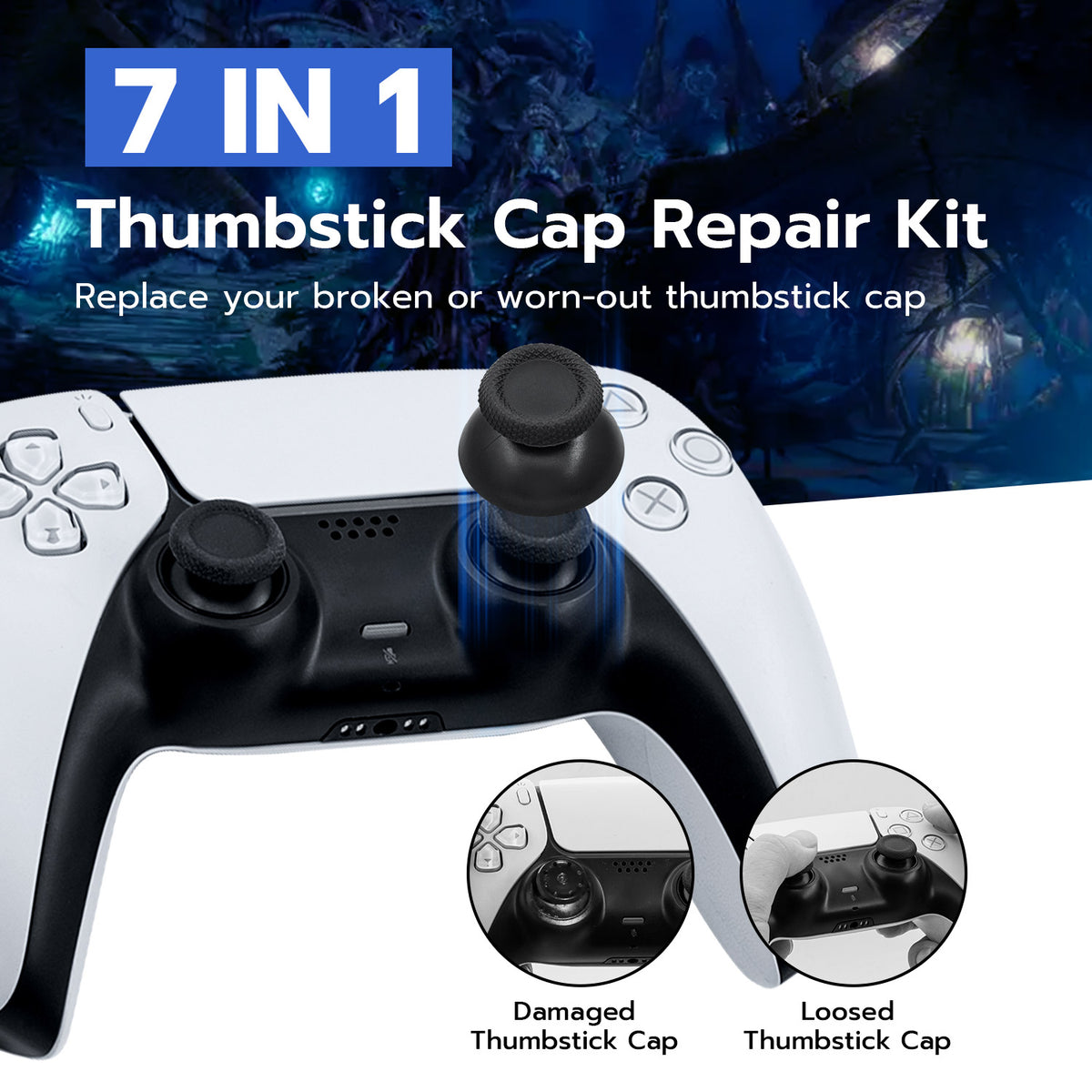 Replacement Joystick& Repair Tool Kit for PS5 Controller – mcbazel